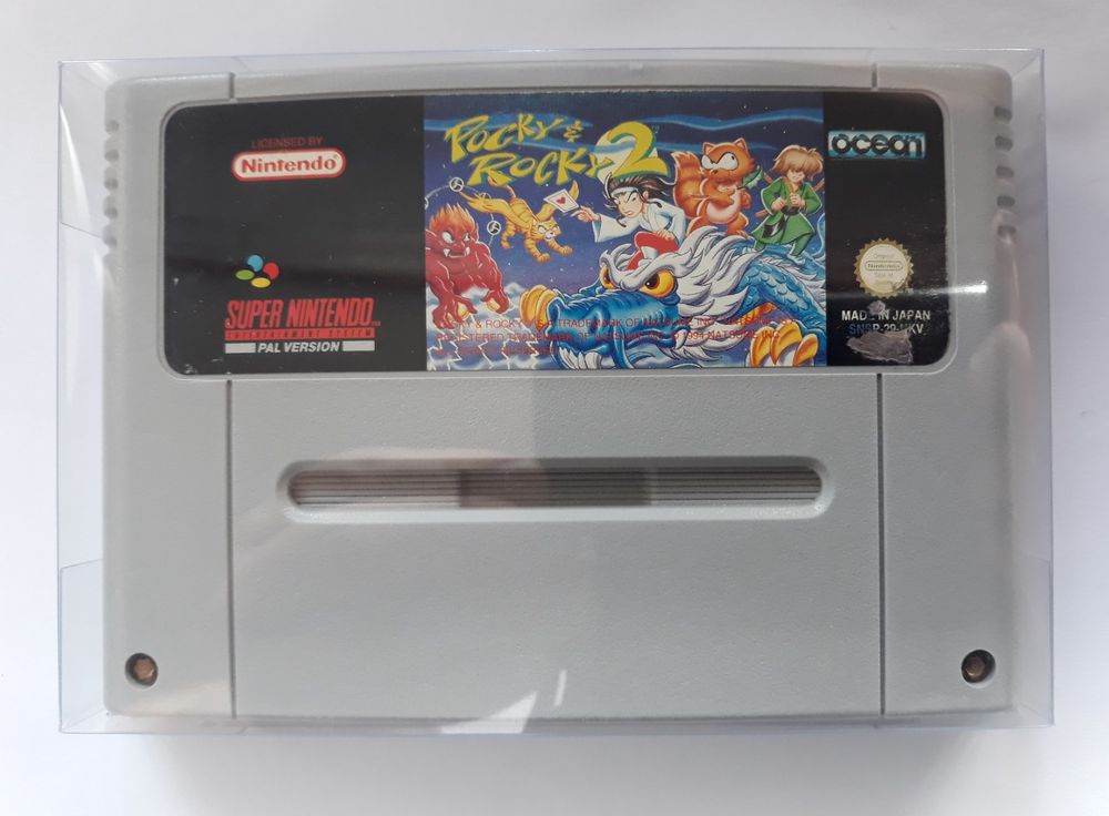 Pocky & Rocky 2 🕹️ Super Nintendo SNES PAL UKV 👉 RARITÄT (Gebraucht) in ...
