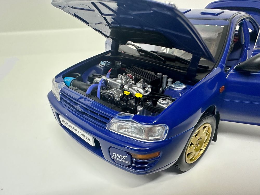 Subaru Impreza WRX 555 1:18, blau, Rallye, Sun Star | Kaufen auf Ricardo