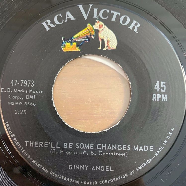 Ginny Angel - There'll Be Some Changes Made / 1. US 1962 | Kaufen auf ...