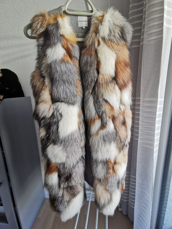 Luxurious Wool-blend Vest with Rich Fox Fur (Neu (gemäss Beschreibung)) in Spreitenbach für CHF ...