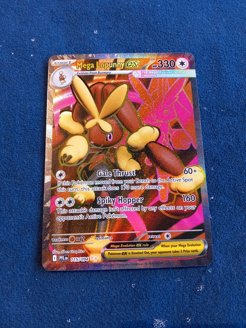 Mega Lopunny EX Full Art (EN) Phantasmal Flames - PFL 115 (Neu (gemäss ...
