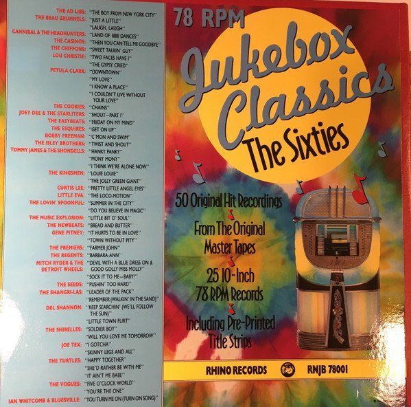 Box mit 25 78 RPM Singles Jukebox Klassikern aus den 60ern (Gebraucht ...