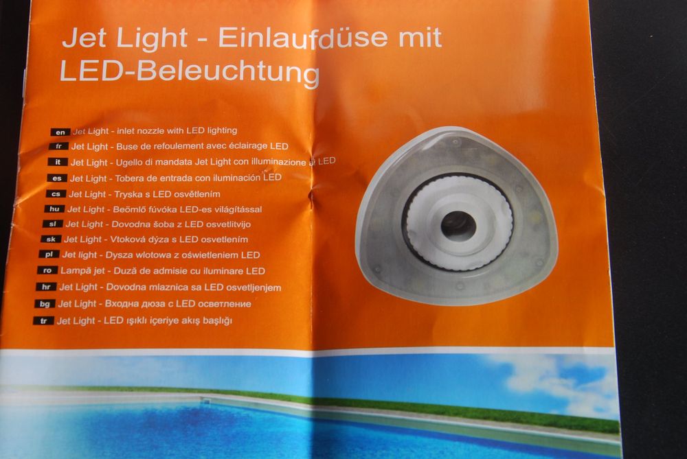 Jet Light Pool Einlaufdüse mit LED Licht (Neu (gemäss Beschreibung)) in Twann für CHF 60 – mit ...