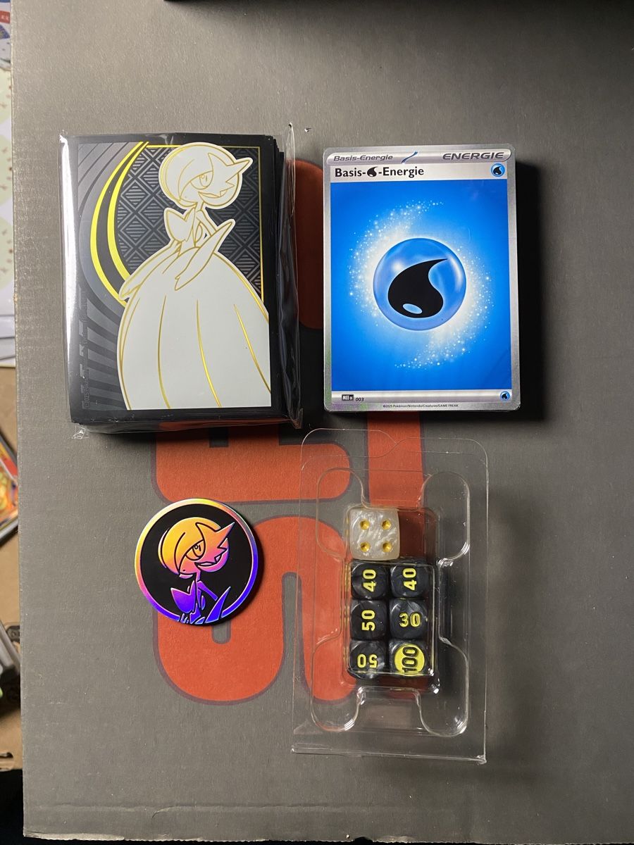 Pokemon Mega Evolution Guardevoir Sleeves, Coin,Dices,Energy (Neu und ...