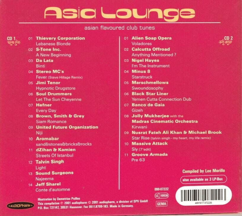 Asia Lounge - Asian flavoured club tunes (2CD) (Gebraucht) in ...