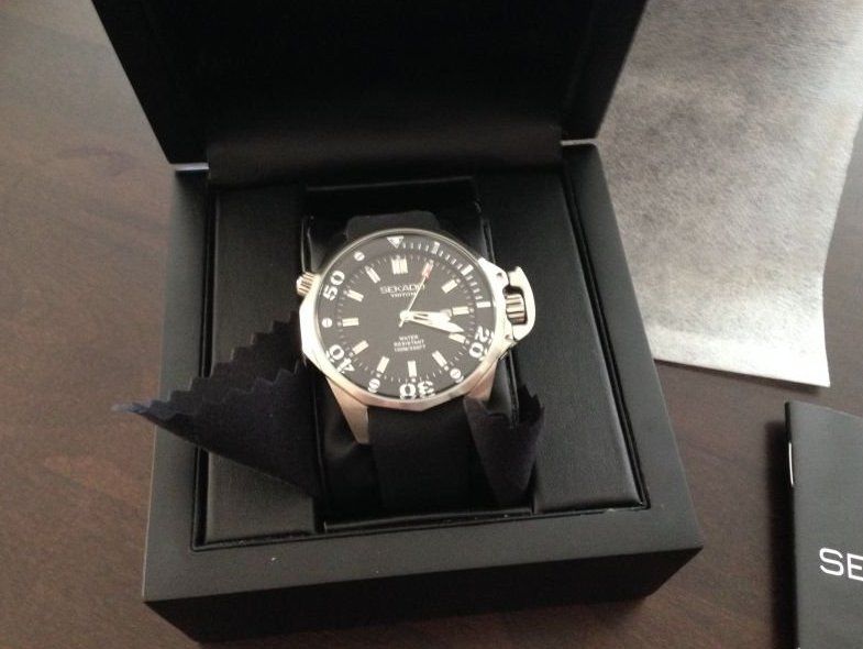 Sekado Triton uhr Batterie gewechselt Seiko VD 53 Quarzwerk (Neu ...