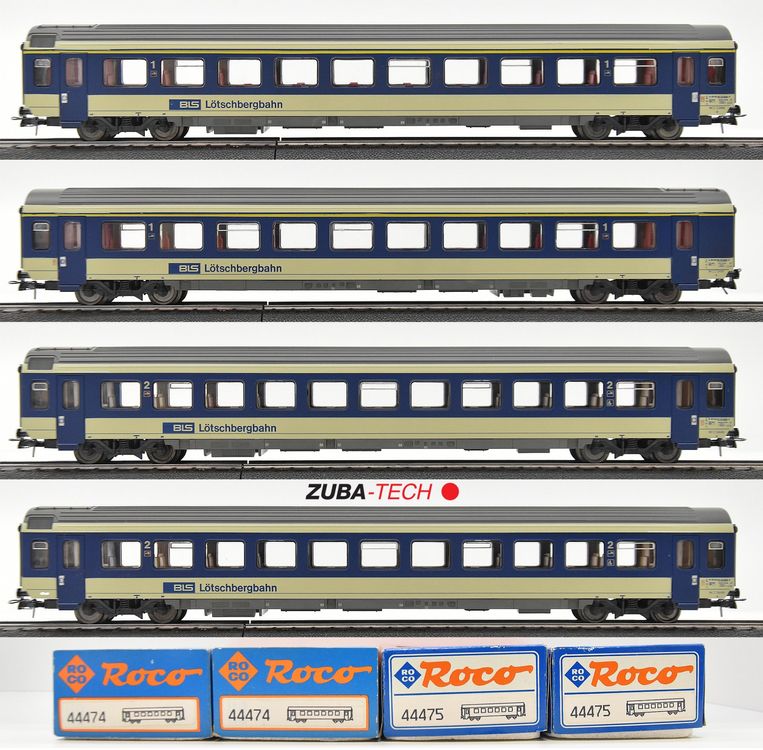 Roco 4x EW IV Personenwagen der BLS, H0 WS mit OVP (Gebraucht) in St. Gallen für CHF 64 – mit ...