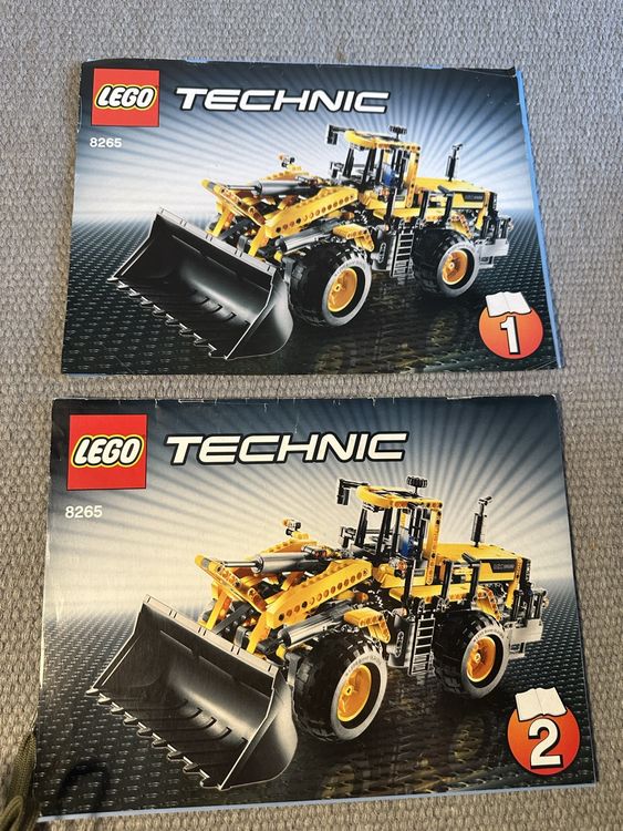 Lego Technic 8265 Radlader mit Anleitung, Top Zustand! (52) (Gebraucht ...