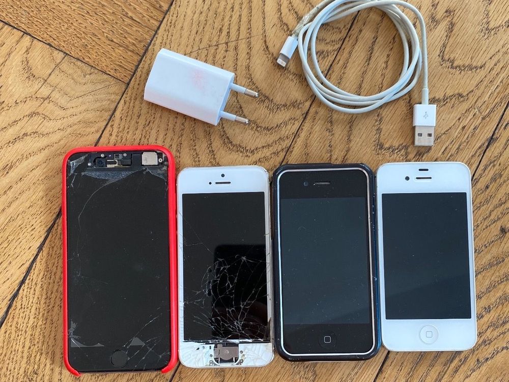 4x Iphones für Bastler - 6, 5S, 4S & 4 (Gebraucht) in Zürich für CHF 10 – mit Lieferung auf ...