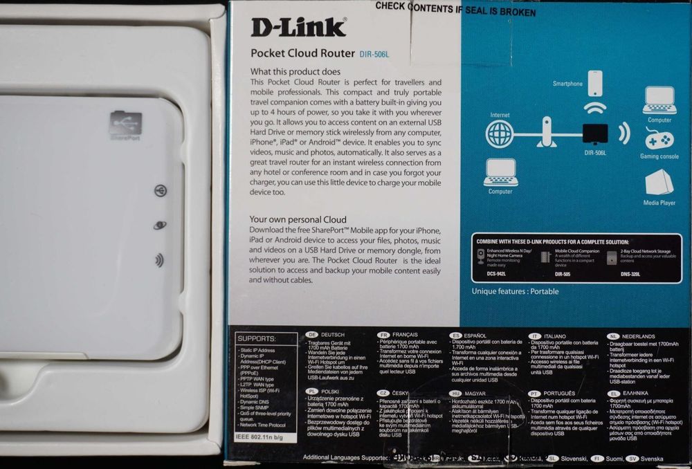 D-Link Pocket Cloud Router DIR-506L (Neu und originalverpackt) in St ...