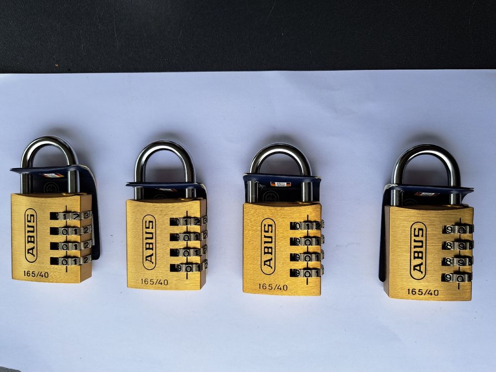 Zahlenschloss Abus myCode 165/40 4 Stück | Kaufen auf Ricardo