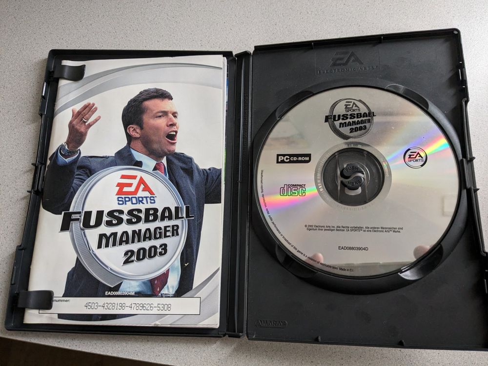 EA Sports Fussball Manager 2003 PC Game (Gebraucht) in Hefenhausen für ...