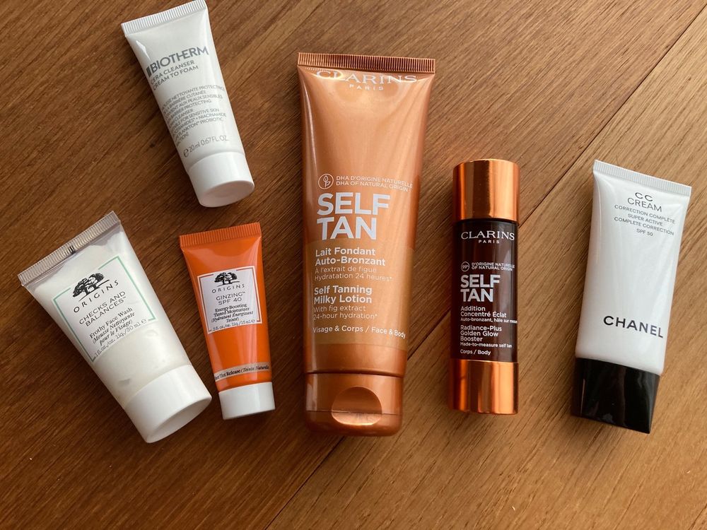 Chanel CC Cream, Clarins Selftan Creme & Konzentrat (Gebraucht) in ...