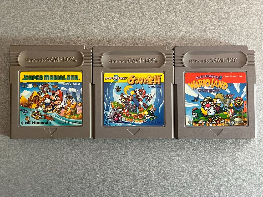 Super Mario Land 1, 2 & 3 - Nintendo Game Boy Games (Gebraucht) in ...