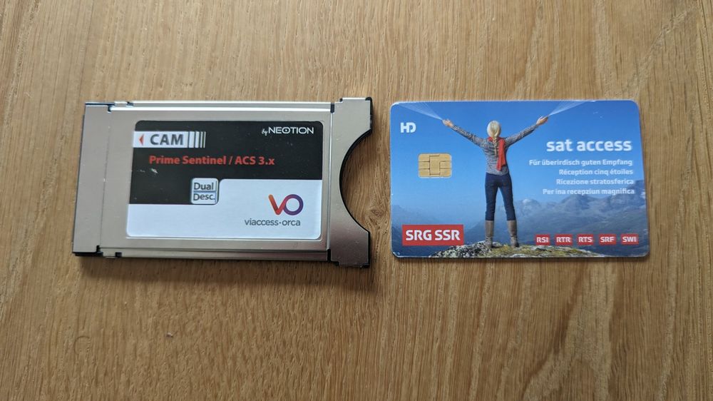 CA Modul für Sat TV SRF Sender inkl. SAT Access (Gebraucht) in Bönigen ...