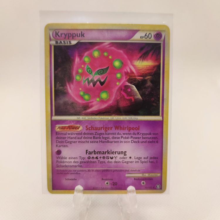 POKEMON - KRYPPUK HOLO - HS TRIUMPHANT - 10/102 - DE (Gebraucht) in ...