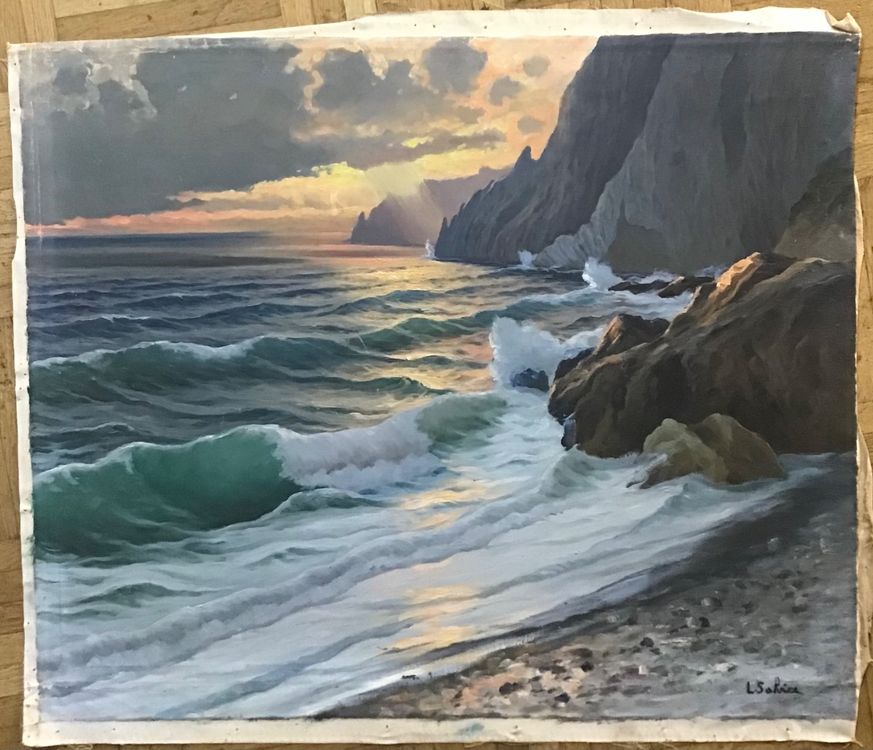 Grosse Mehrere Szene Gemälde Signiert | Kaufen auf Ricardo