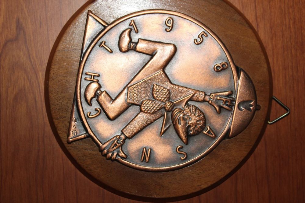 Rare Orig. Basler Fasnacht Plakette 1958 | Kaufen auf Ricardo