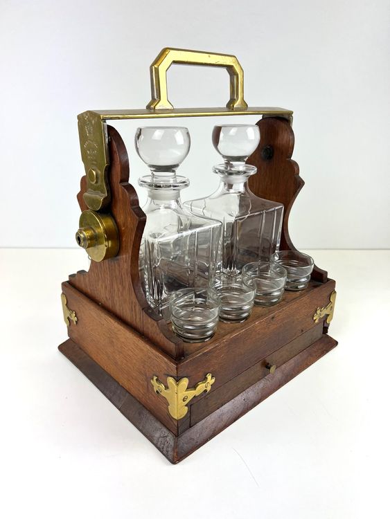 Antikes BETJEMANNS - THE TANTALUS Edwardian Dekanter SET (Gebraucht) in ...