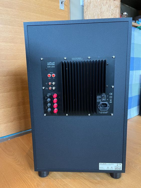 Nubert nuBox AW 993 Aktiv Subwoofer Schwarz Front | Kaufen auf Ricardo