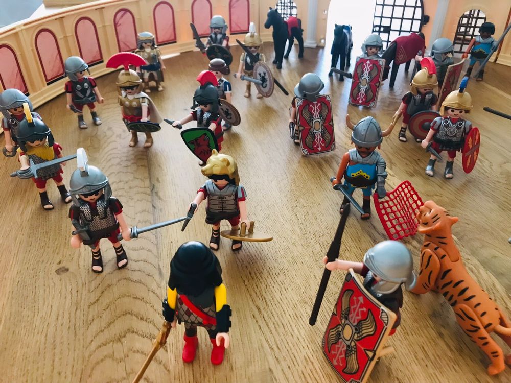 PLAYMOBIL® - Kolosseum Arena, selten, rar plus 1 Ritterfigur (Gebraucht) in für CHF 30 – mit ...