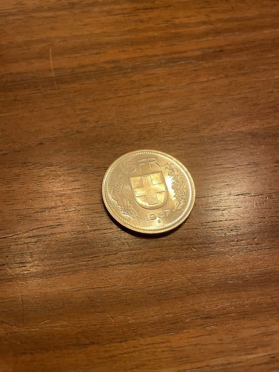 5 Franken 1967 Silber, unzirkuliert (Neu (gemäss Beschreibung)) in Ammerzwil BE für CHF 9 – mit ...