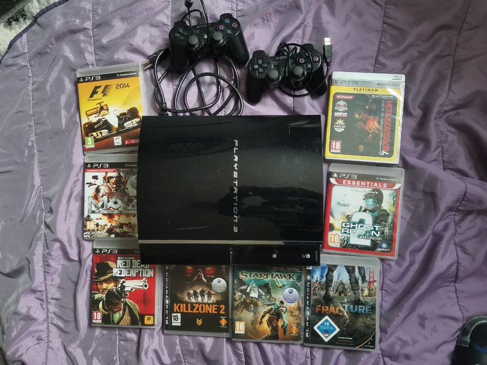 PlayStation 3 (CECHC04) mit Controller und 8 Games (Gebraucht) in St ...