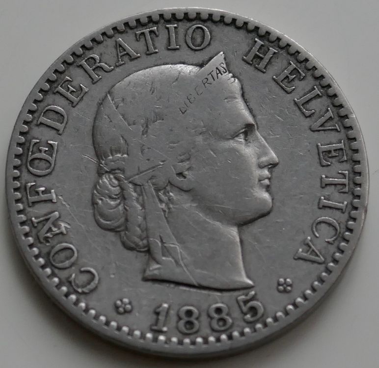 20 Rappen 1885 | Kaufen auf Ricardo