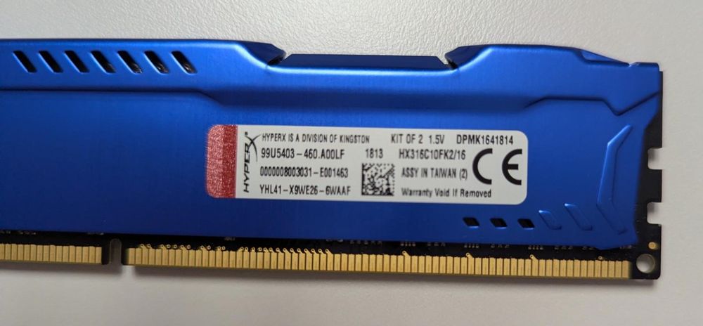 Kingston HyperX Fury DDR3 16GB RAM - Top Zustand! (Gebraucht) in ...