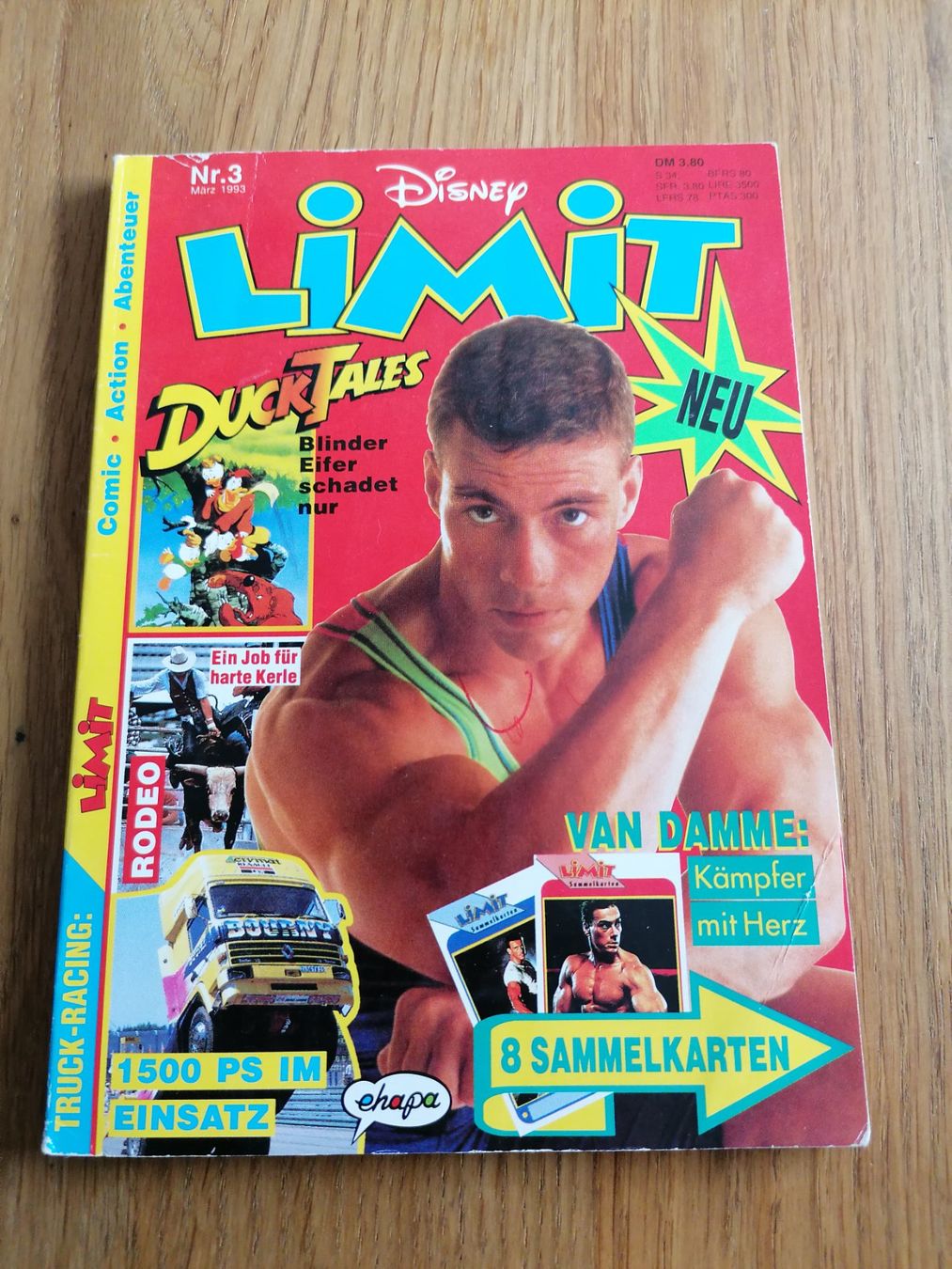 Neu Limit Comic Magazin Nr.3 - März 1993 - Van Damme (Gebraucht) in ...