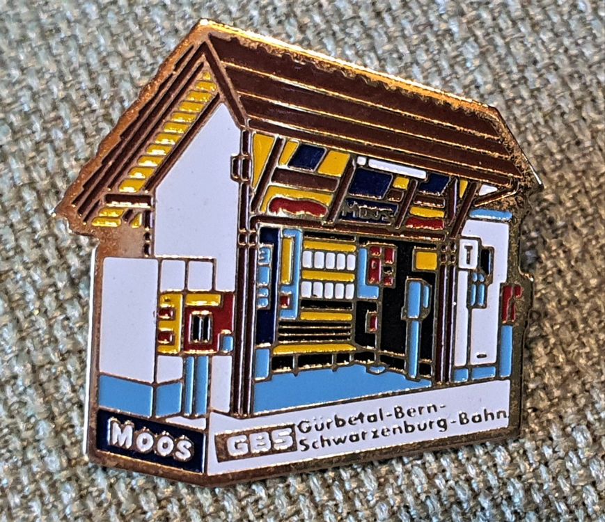 B165 Pin GBS Bahn Bahnhof Moos Zug Train (Gebraucht) in Reinach BL für ...