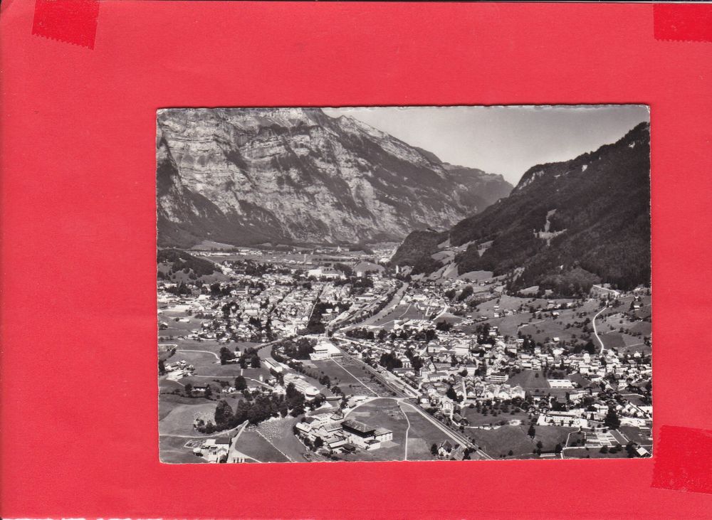 Flugaufnahme Glarus-Ennenda (Gebraucht) in St. Peterzell für CHF 2 – mit Lieferung auf Ricardo ...