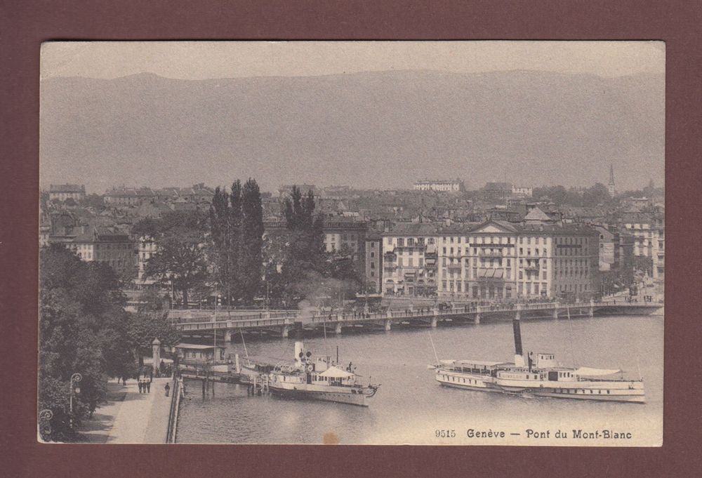 GENVE - Rade - Bateau CGN SIMPLON - 1918 | Kaufen auf Ricardo