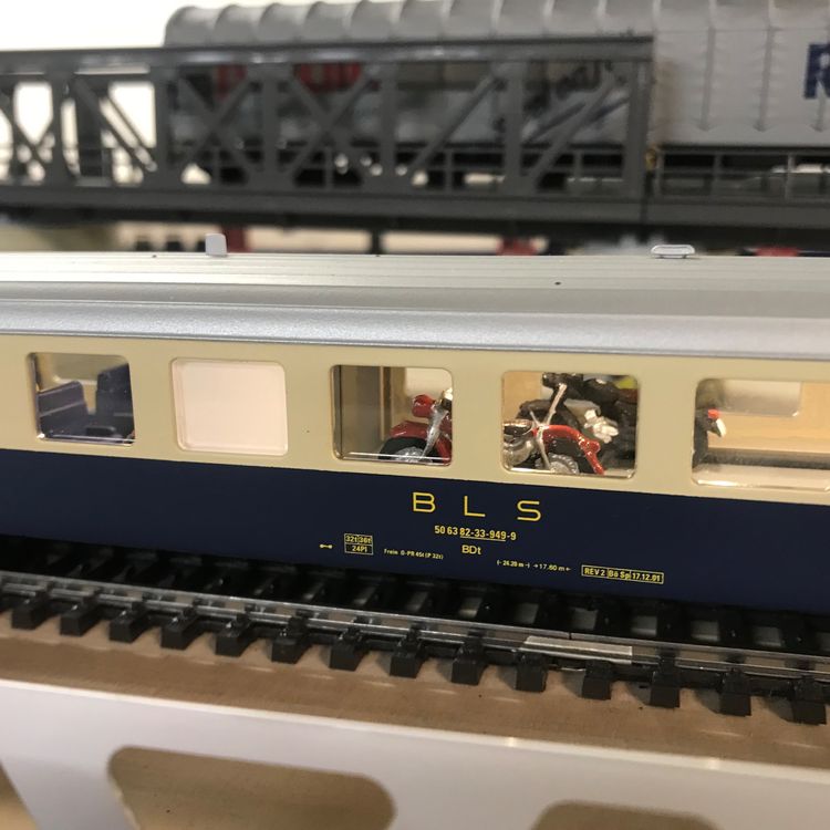 Exklusiv Autozug BLS Stwg 949 Hui Modelle (Neu (gemäss Beschreibung ...