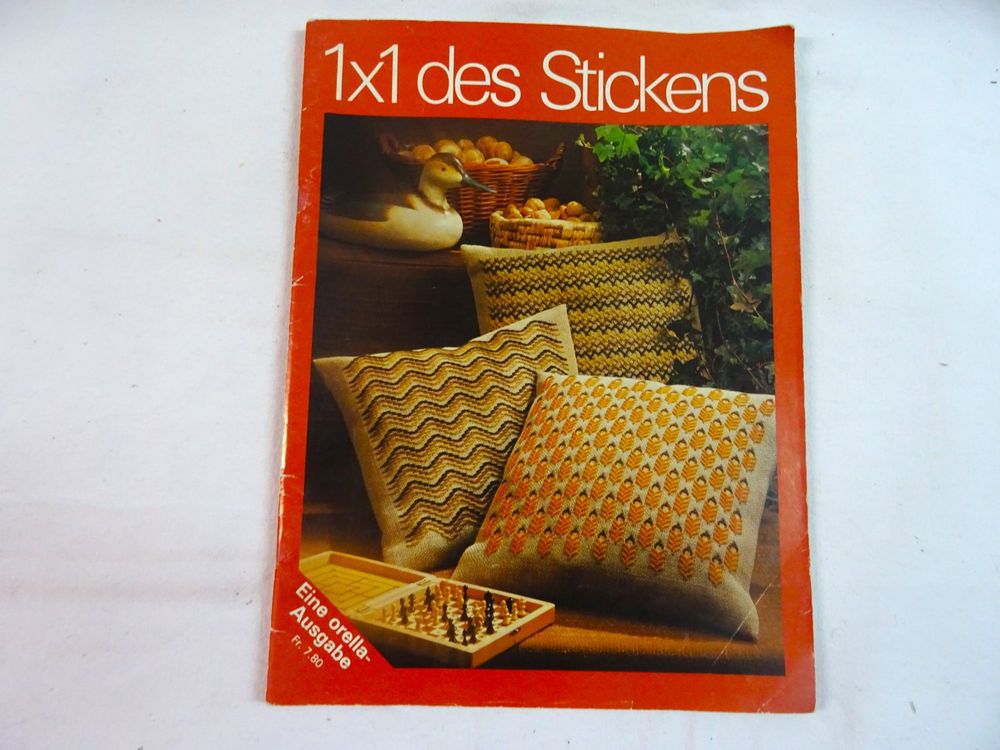 Stickheft "1x1 des Stickens" mit Anleitungen Orella Ausg. (Gebraucht ...