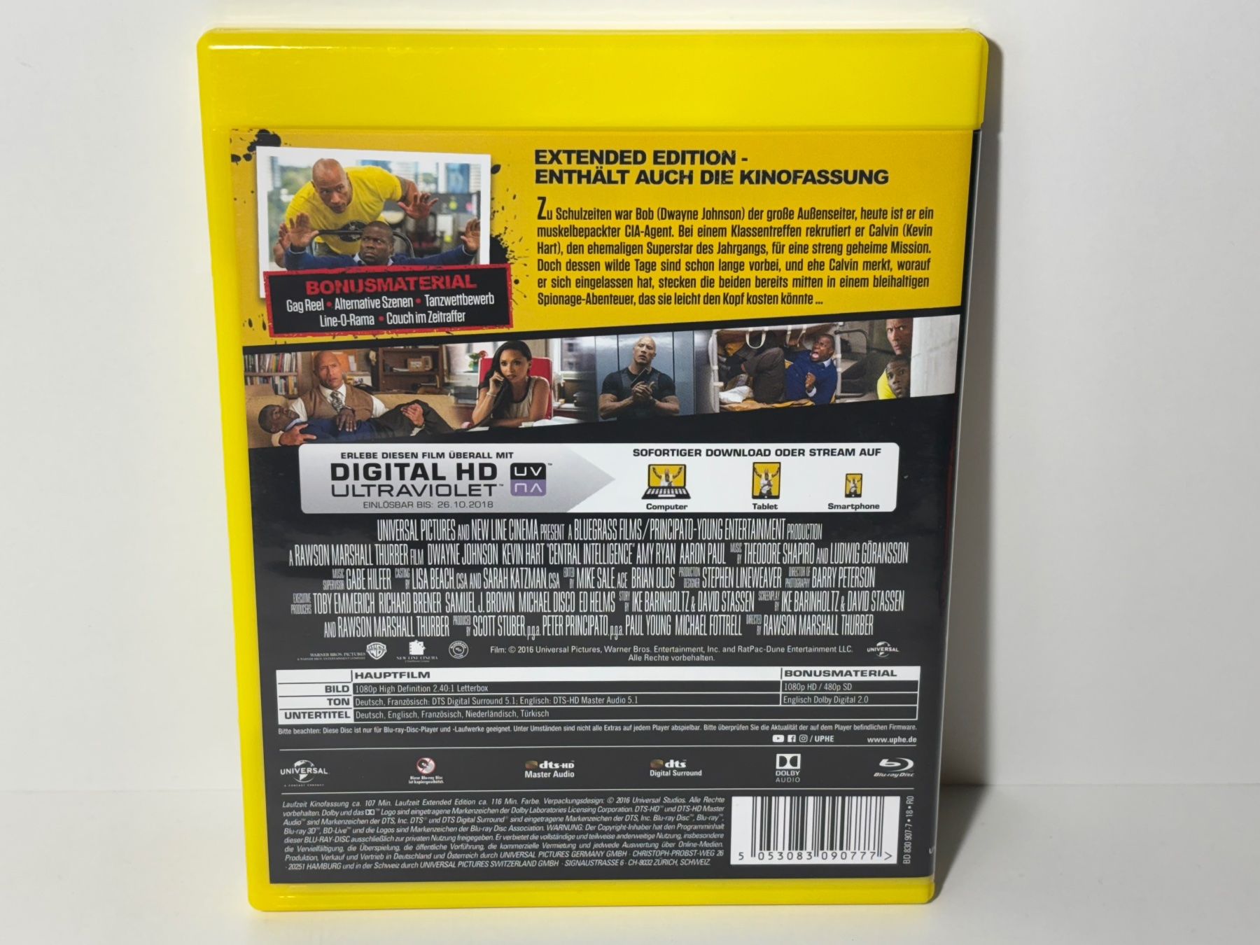 Central Intelligence Blu Ray (Gebraucht) in Wilderswil für CHF 3.9 ...