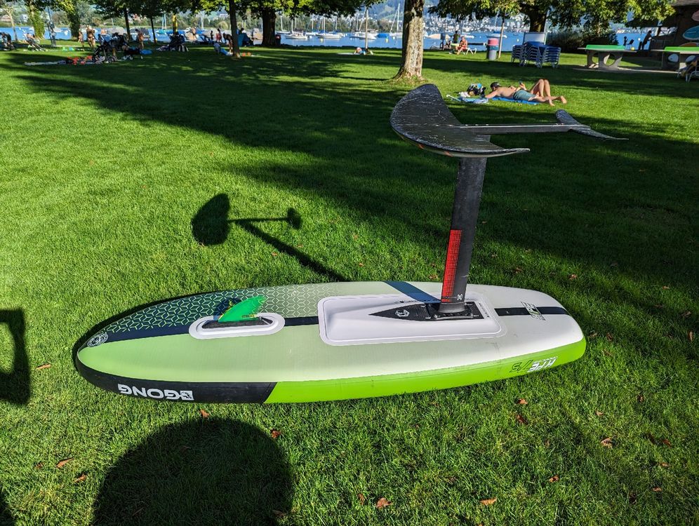 Wingboard/SUP Board Anfänger SET - Gong Board + Foil (Gebraucht) in ...