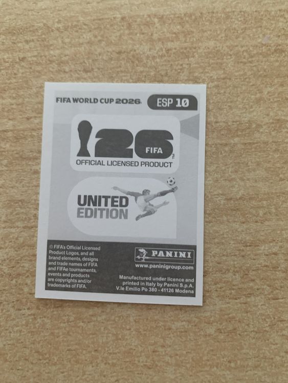 Panini Sticker WM 2026 Rodri ESP 10 (Neu (gemäss Beschreibung)) in ...