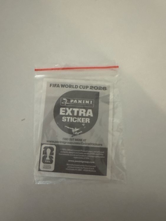 Panini Extra Sticker Kylian Mbappé Gold 2026 (Neu und originalverpackt ...