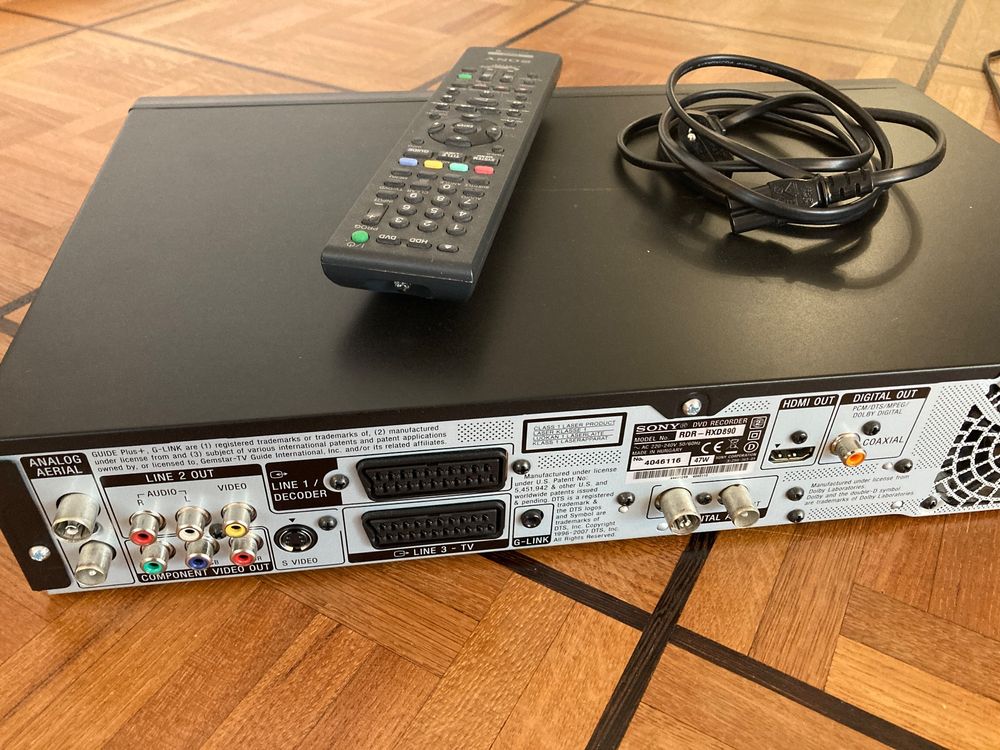 SONY HDD DVD Recorder RDR-HXD890 (Gebraucht) in Langendorf für CHF 10 ...