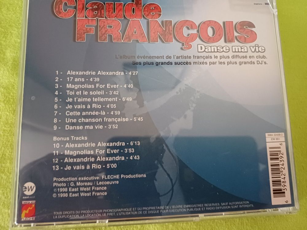 CD Claude Francoise Danse ma vie | Acheter sur Ricardo