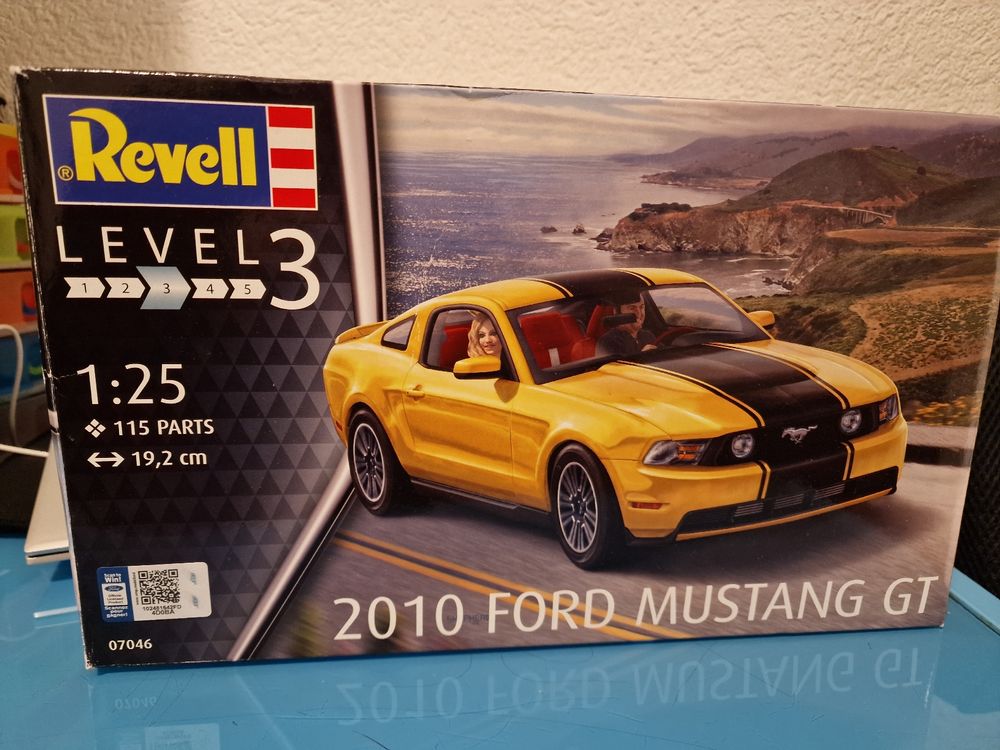 Revell Modellbau-Set Ford Mustang GT, gelb, 1:25 (Neu und ...
