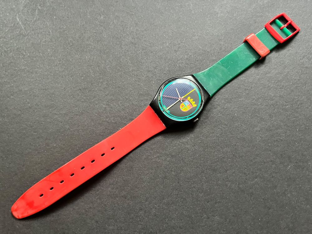 Swatch Sir Swatch GB111 1986 Rarität Code „P“ - Top Zustand (Gebraucht ...
