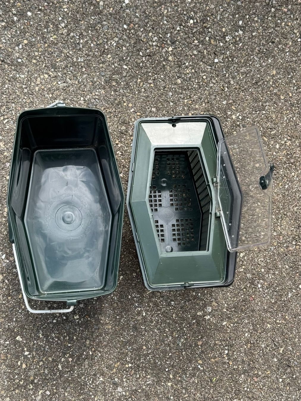 Originale Köderbox aus den 80er Jahren, Angeleimer, Fischbox (Neu ...