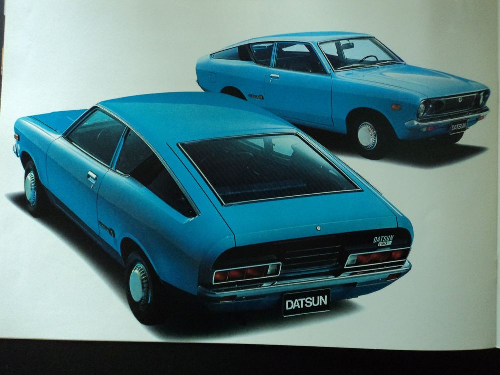 Prospekt Datsun 120 Y Limousine und Coupé 1973 Nissan Sunny (Gebraucht ...