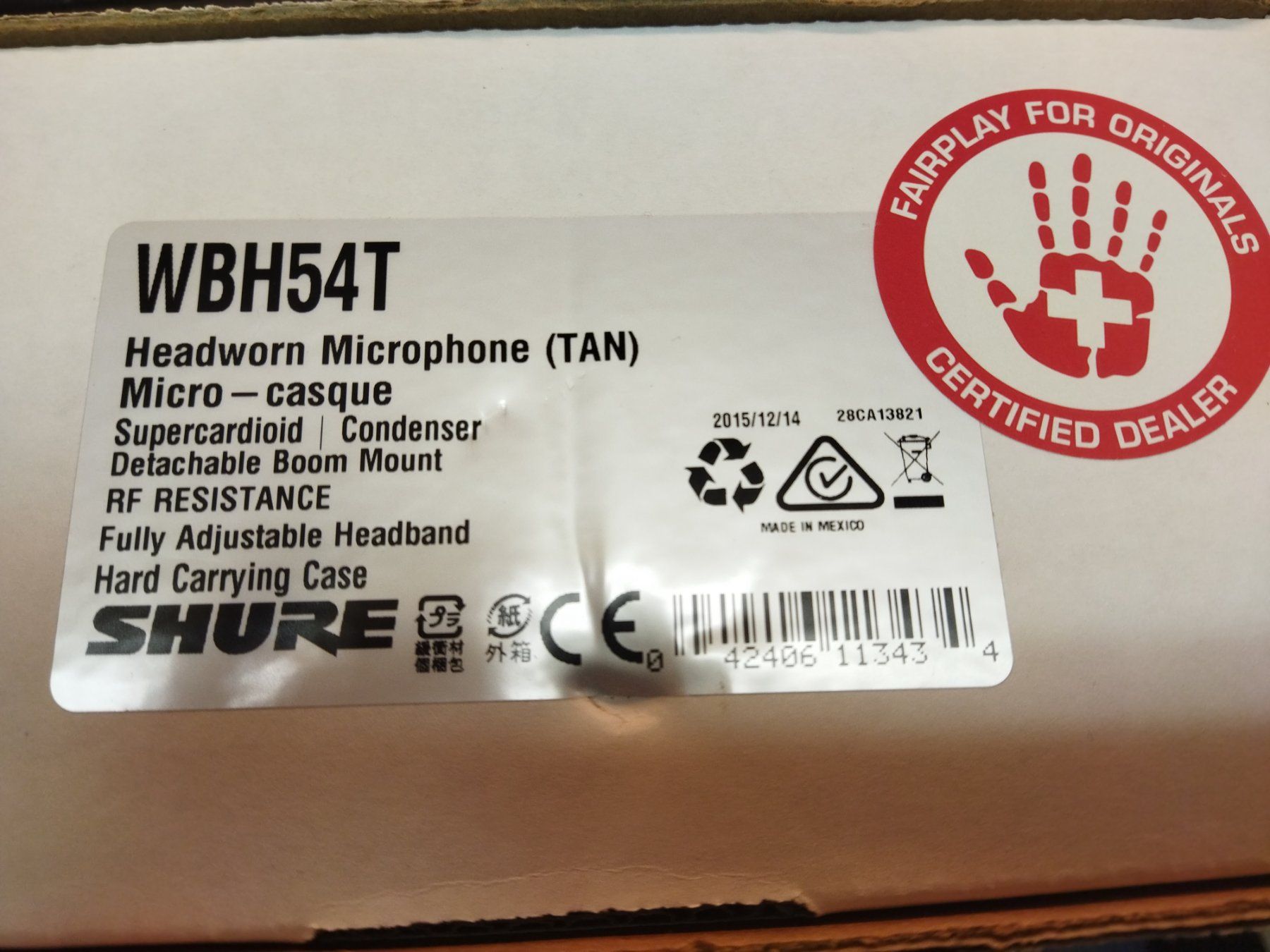 Shure WBH54T & Stage Line HSE-152A Headset-Mikrofone Set! (Gebraucht ...