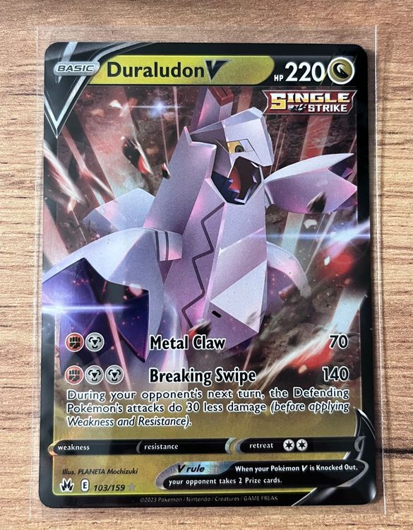 Duraludon V 103/159 Pokemon Crown Zenith (Neuf (Voir description)) à ...
