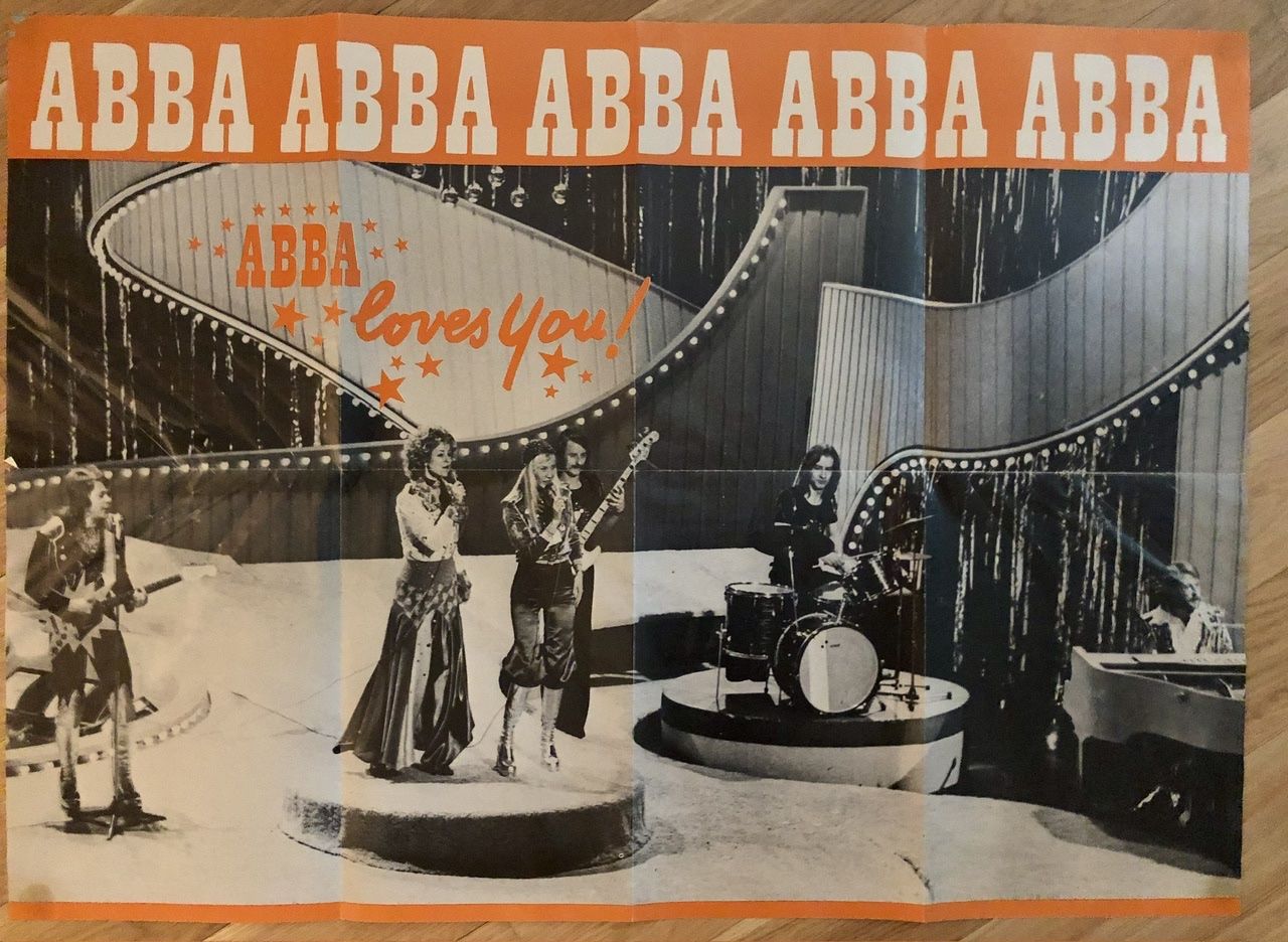 ABBA Waterloo Original Sweden poster 1974 Eurovision ESC (Gebraucht) in ...