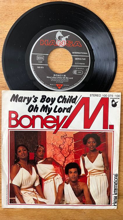 Boney M - Mary's Boy Child / 1. D-Press. 1978 (Gebraucht) in Gais für ...
