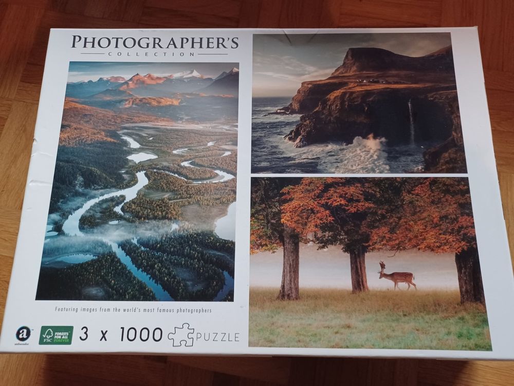 3x 1000er Puzzle komplett - Photographers Collection (Neu (gemäss ...